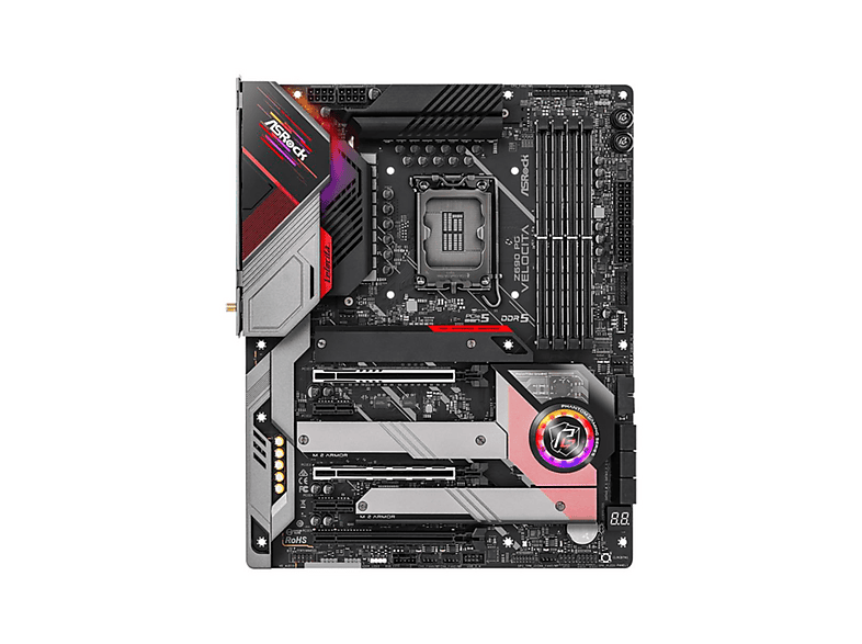 Placa base - Z690 PG Velocita ASROCK, ATX, ATX, Intel Z690 Express, LGA ...