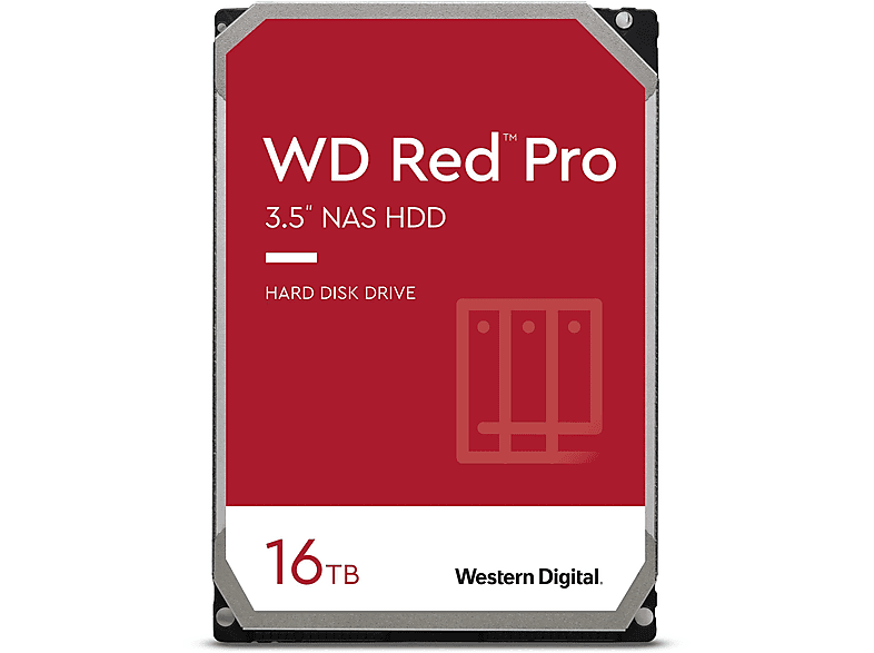 WD WD161KFGX RED PRO 16TB, 16 TB, HDD, 3,5 Zoll, intern | MediaMarkt