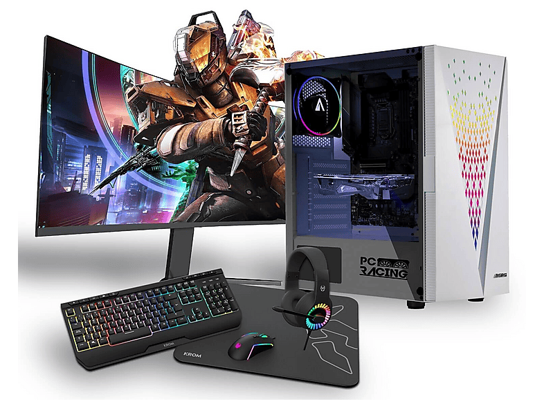 PC Gaming - PC RACING Ryzen 5 3600, Ryzen 5 3600, 16 GB RAM, 1 TB SSD ...