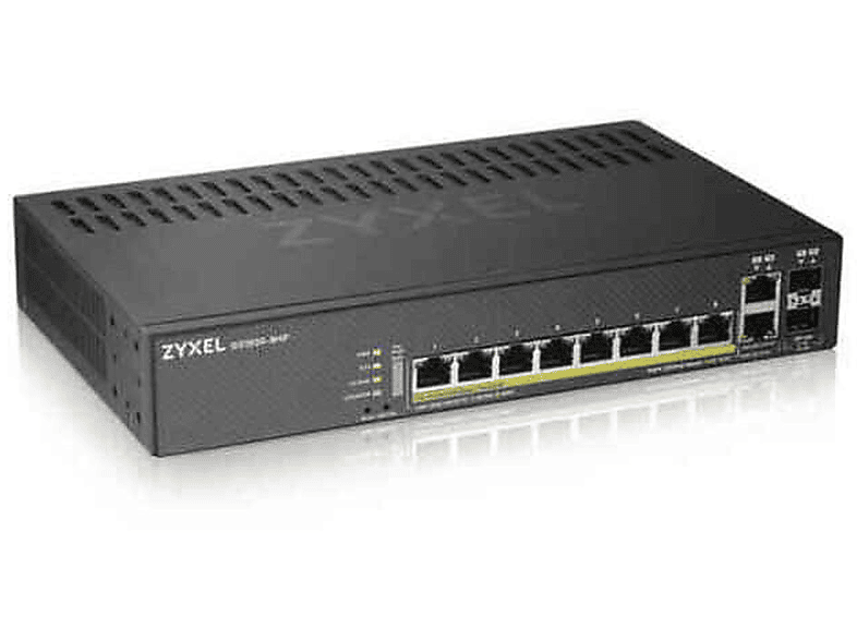 ZYXEL Switch 8-Port Gigabit 8-Port Ethernet, 2-Port Combo Smart Managed ...