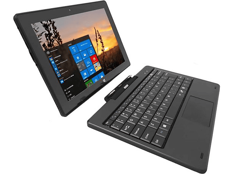 LIPA KP-01 Windows 11 tablet mit Keyboard, Windows tablet, 64 GB, 10,1 ...