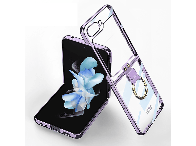 WIGENTO Design Electroplating Hülle mit Ringhalterung, Backcover ...