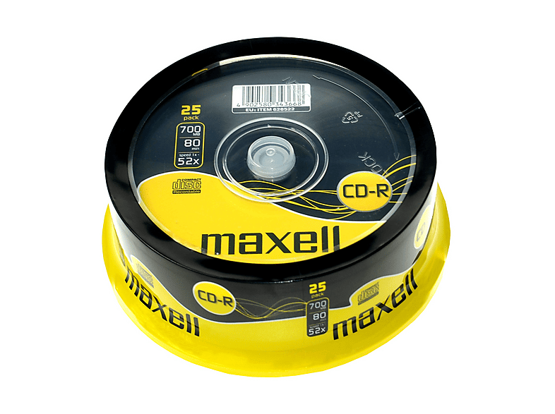 CD-R | MAXELL Maxell cd-r 700mb 25 uds | MediaMarkt
