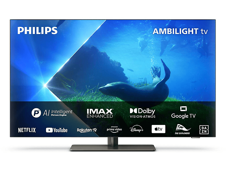 PHILIPS 48 OLED 808/12 4K OLED Ambilight TV (Flat, 48 Zoll / 121 cm ...