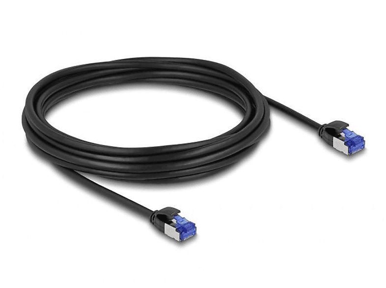 DELOCK 80230 Patchcable Cat.6a, Schwarz | MediaMarkt