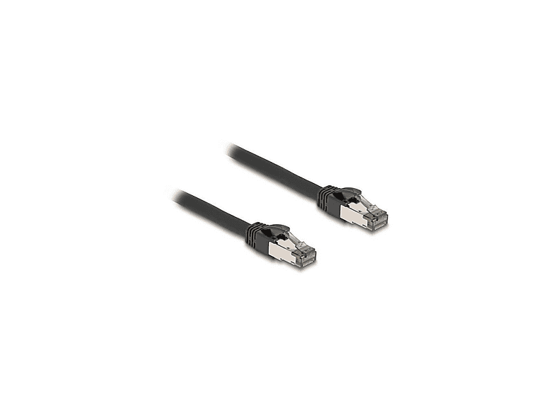 DELOCK 80244 Patchcable Cat.6a, Schwarz | MediaMarkt