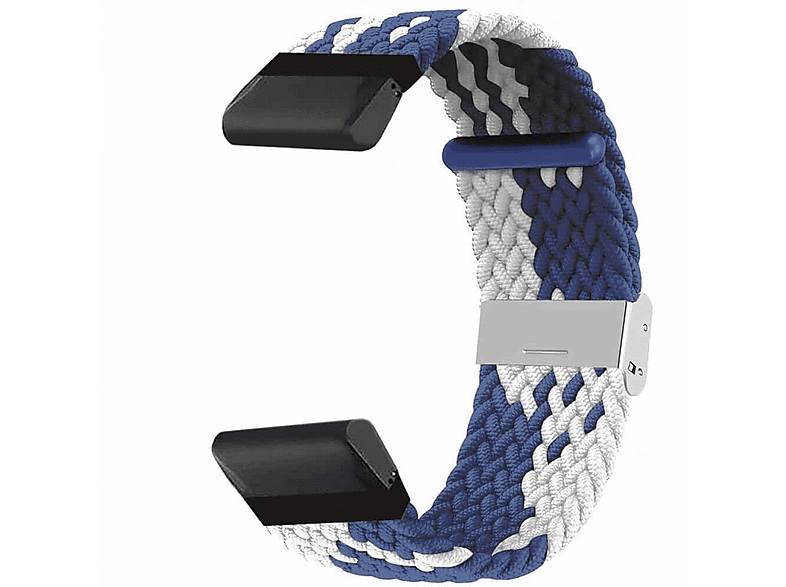 CASEONLINE Weave, Ersatzarmband, Garmin, MARQ Athlete (Gen2), Blauweiß ...