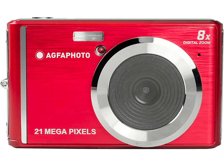 Cámara digital - DC5200-R AGFAPHOTO, 21 megapixel, HD Ready 720p, Rojo ...