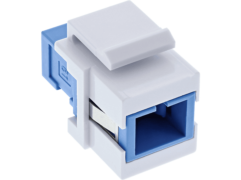 INLINE InLine® LWL Keystone Snap-in Kupplung, Simplex SC/SC, singlemode ...