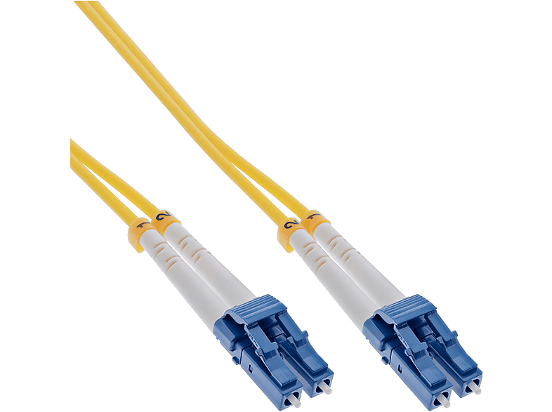 INLINE InLine® LWL Duplex Kabel, LC/LC 9/125µm, OS2, 3m Kabel ...