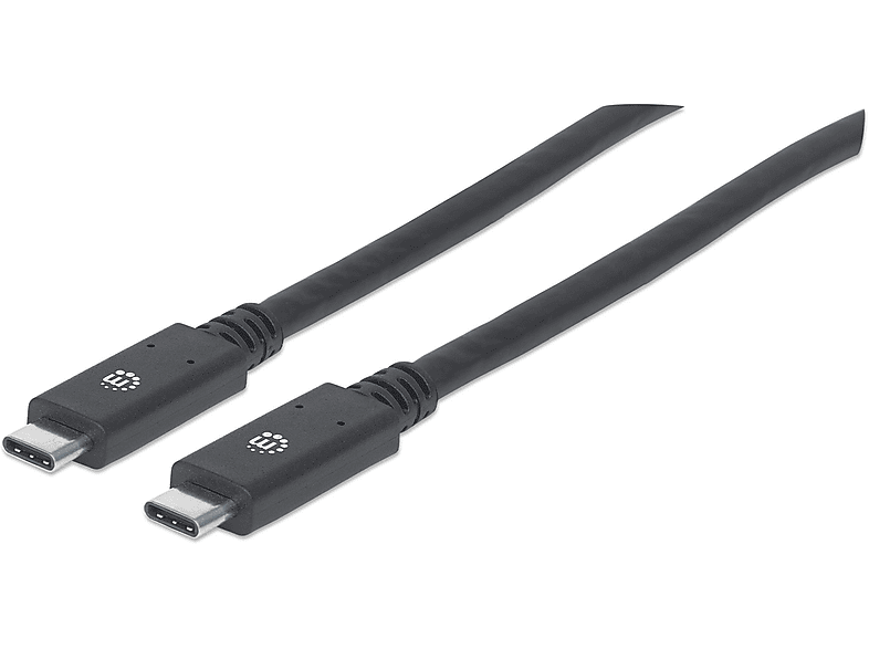 MANHATTAN 354905 USB 3.1 TYP C-STECKER 2M SCHWARZ USB | MediaMarkt