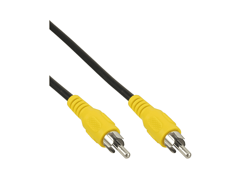 INLINE InLine® Cinch Kabel, Video, 1x Stecker / Stecker, Steckerfarbe ...