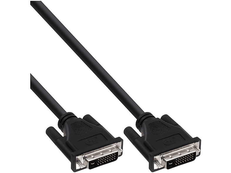 INLINE InLine® DVI-D Kabel, digital 24+1 Stecker / Stecker, Dual Link ...