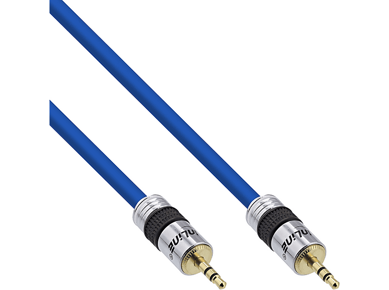 INLINE InLine® Klinken-Kabel PREMIUM, 3,5mm Stecker / Stecker, 5m Kabel ...