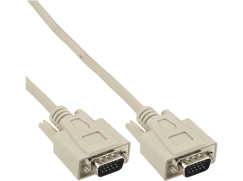 INLINE InLine® VGA Kabel, 15pol HD Stecker / Stecker, 3m Kabel Audio ...