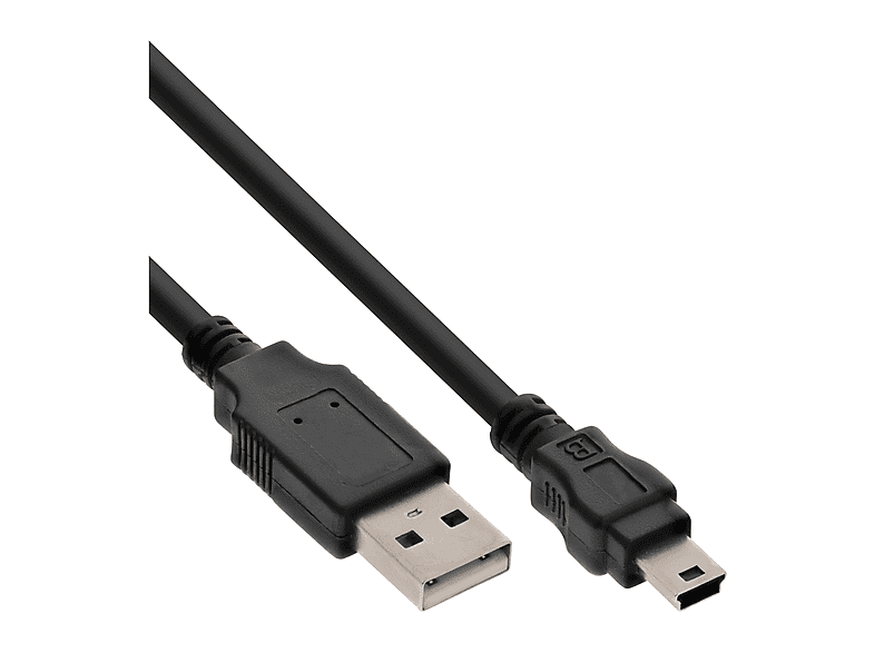 INLINE InLine® USB 2.0 Mini-Kabel, USB A ST an Mini-B ST (5pol ...