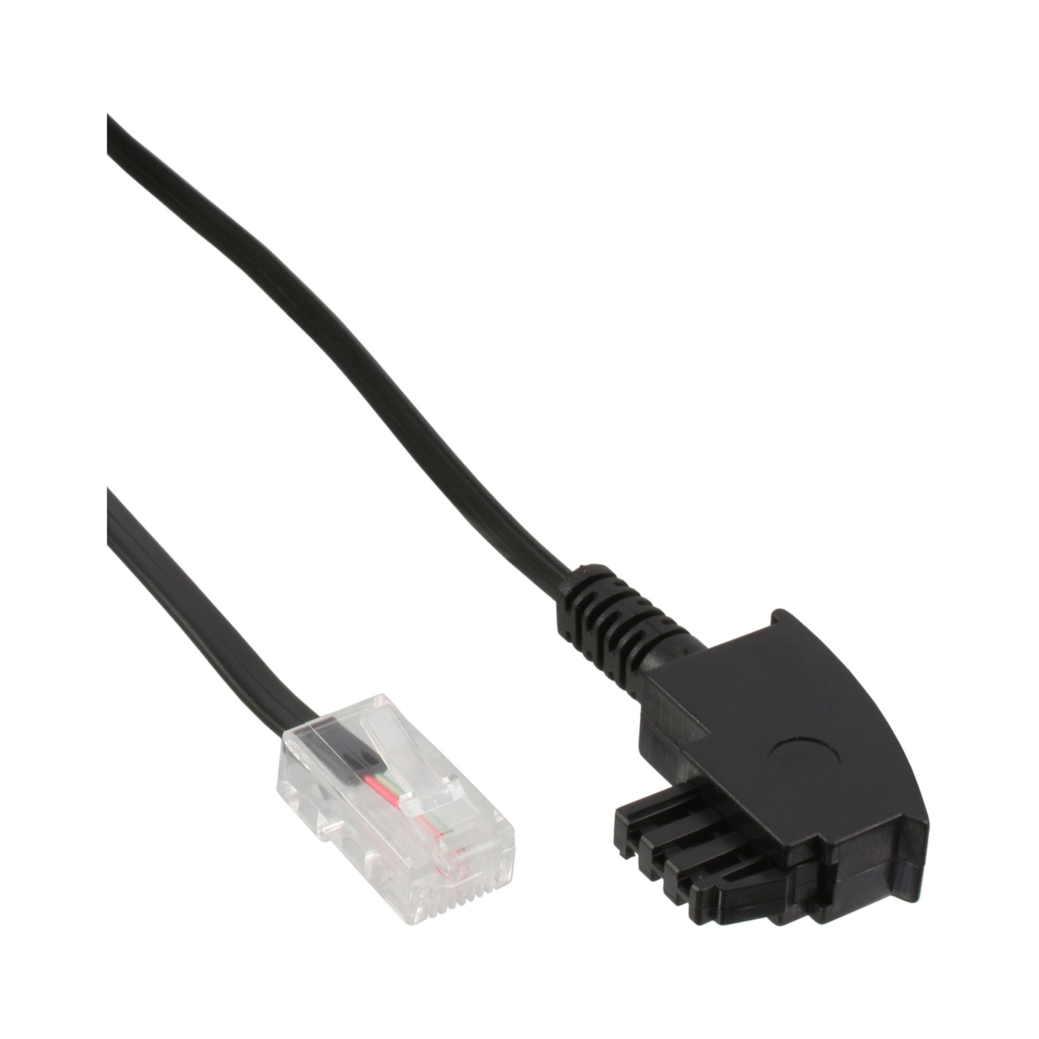 INLINE InLine® TAE-F Kabel für DSL-Router, Stecker an RJ45 8P2C, 25m ...