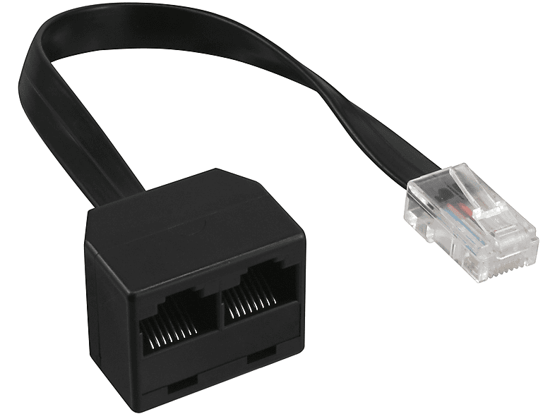 INLINE InLine® ISDN Verteiler, 1x RJ45 ST / 2x BU, (8P8C) o ...