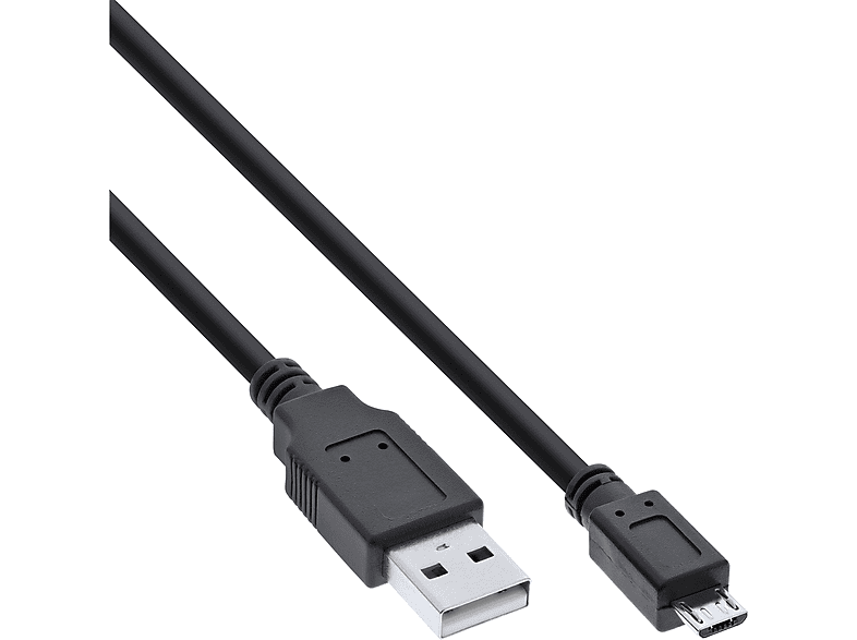 INLINE InLine® Micro-USB 2.0 Kabel, USB-A Stecker an Micro-B Stecker ...