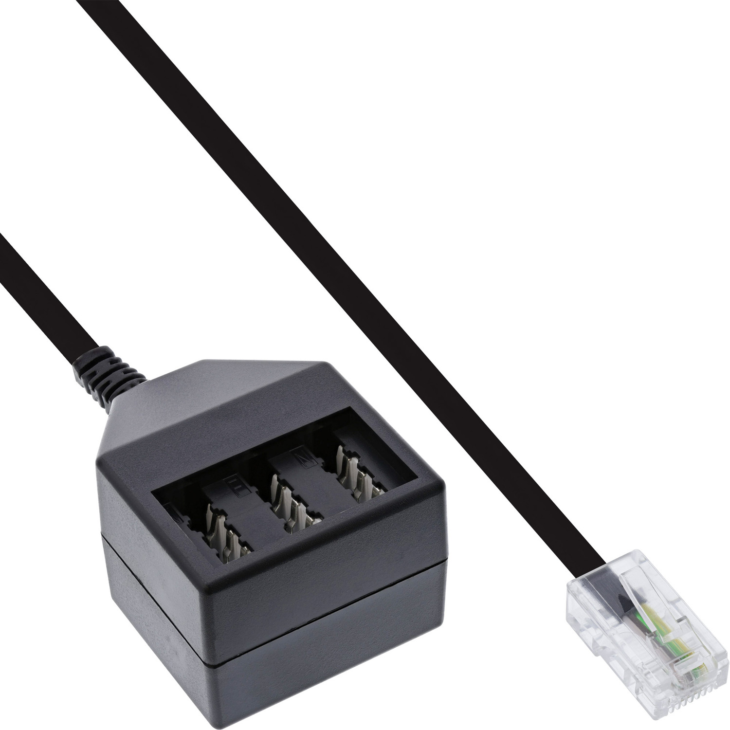 INLINE InLine® TAE Adapterkabel, RJ45 Stecker auf TAE NFN Dose, 20cm ...