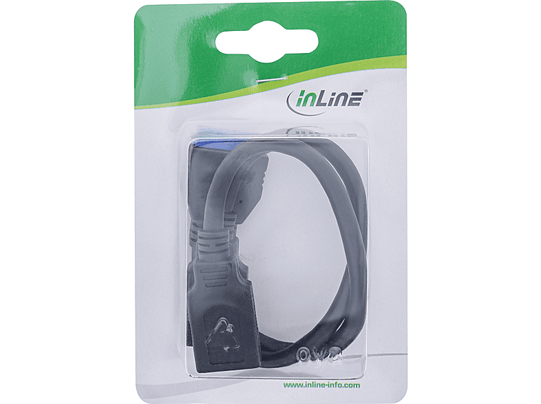 INLINE InLine® USB 3.0 Adapterkabel, 2x Buchse A auf Pfostenanschluss ...