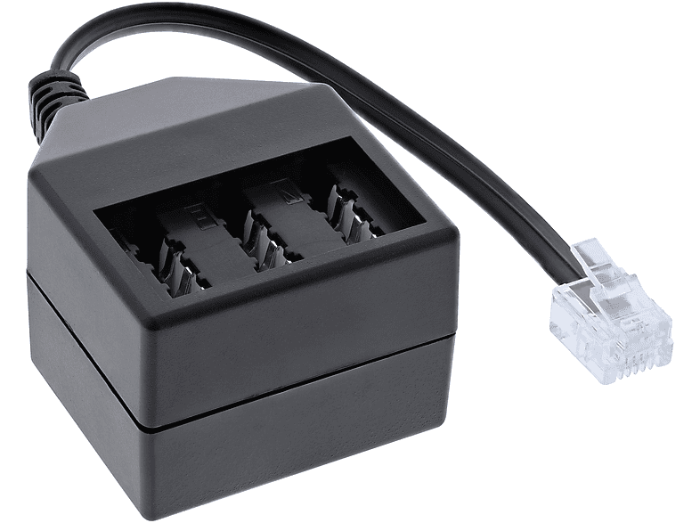 INLINE InLine® TAE Adapterkabel, RJ11 (6P4C) Stecker auf TAE NFN Buchse ...
