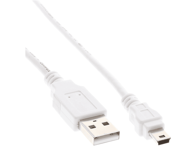 INLINE InLine® USB 2.0 Mini-Kabel, USB A Stecker an Mini-B (5pol ...