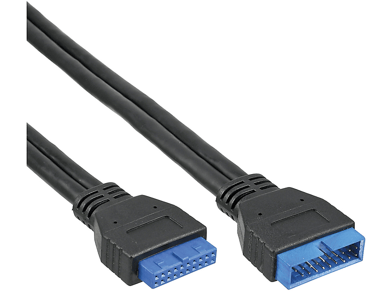 INLINE InLine® USB 3.0 Verlängerung intern, Pfostenanschluss Stecker ...