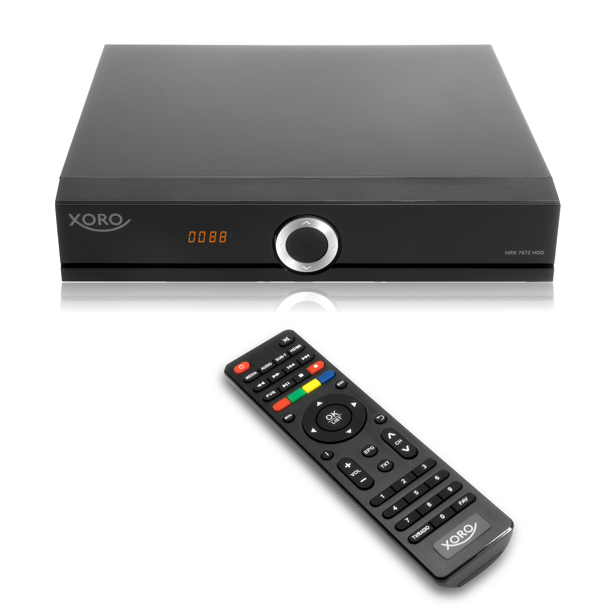 XORO XORO HRK 7672 HDD 0TB DVB-C HD Kabelreceiver (HDTV TWIN Tuner ...