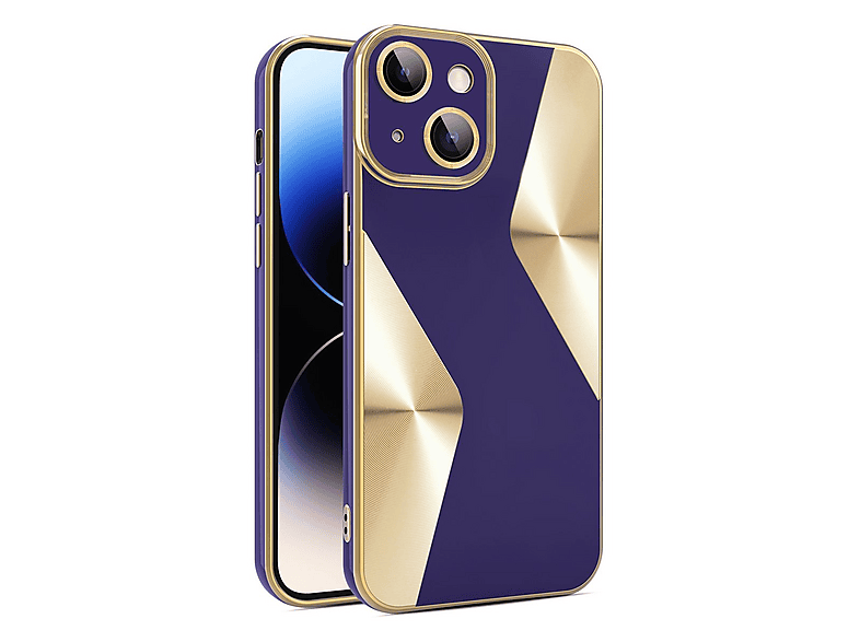 WIGENTO Electroplating Silikon TPU Hülle mit integriertem Kameralinsen ...