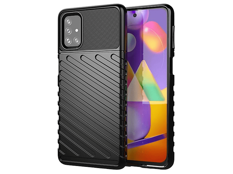 COFI Thunder Case, Bumper, Samsung, Galaxy A02, Schwarz | MediaMarkt