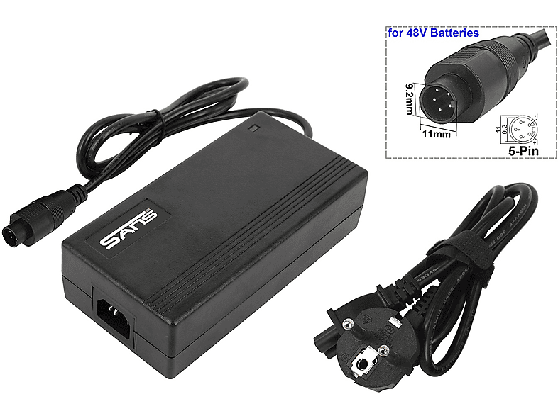 POWERSMART 2A 54,6V für Akku mit SVD 5 Pin Stecker für E-Bike, Pedelec ... POWERSMART 2A 54,6V für Akku mit SVD 5 Pin Stecker für E-Bike, Pedelec ...