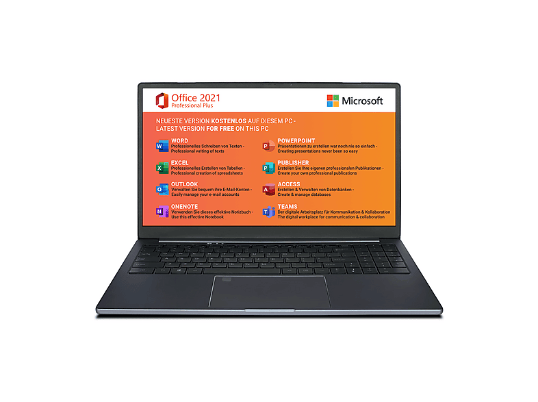 ANKERMANN-PC AH12 V2, Notebook, mit 15,6 Zoll Display, Intel® Core™ i7 ...