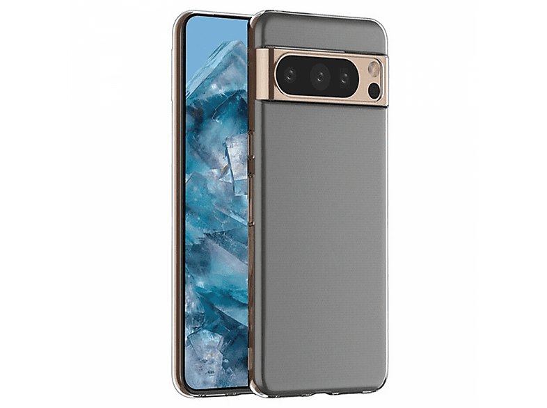 CASEONLINE Clear, Backcover, Google, Pixel 8 Pro, Transparent | MediaMarkt