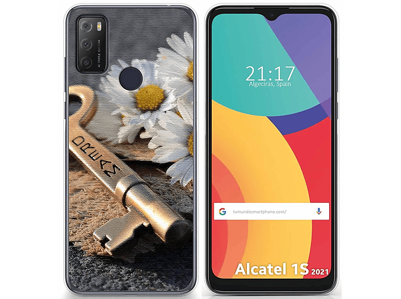Funda móvil | TUMUNDOSMARTPHONE Alcatel 1S 2021 / 3L 2021, Compatible ...
