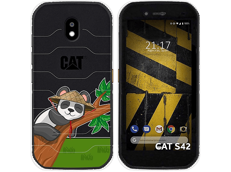 Funda móvil - TUMUNDOSMARTPHONE Cat S42 / S42 H+, Compatible con CAT Cat S42 / S42 H+ ...