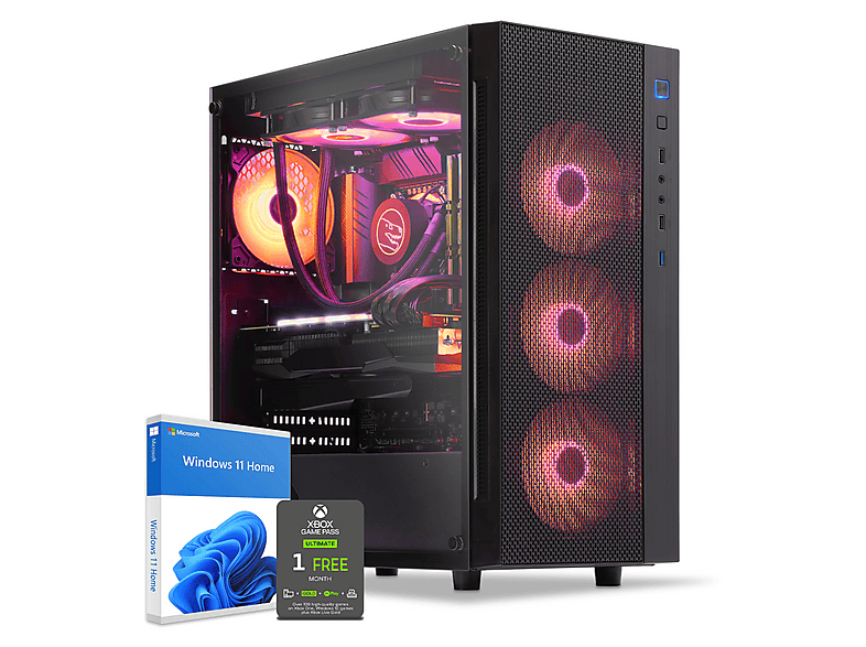 SEDATECH AMD Ryzen 7 7700X mit Wasserkühlung, Windows 11 Home ...