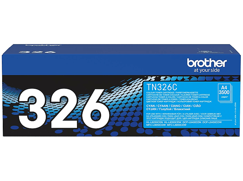 BROTHER TN-326C - Cyaan Blauw Cyaan | MediaMarkt