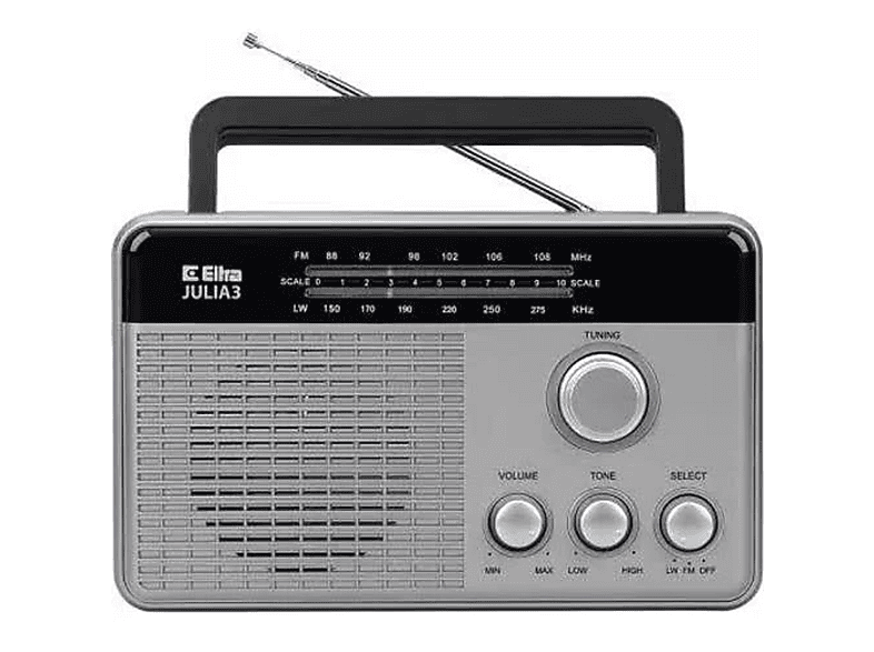 ELTA Eltra Julia 3 Radio, FM, Silber | SATURN
