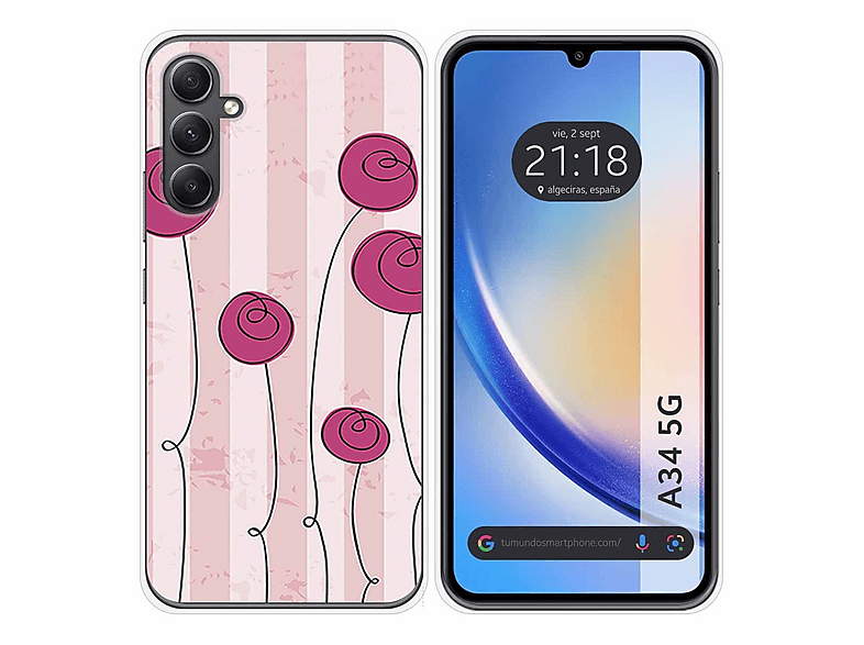 Funda Móvil Tumundosmartphone Samsung Galaxy A34 5g Compatible Con