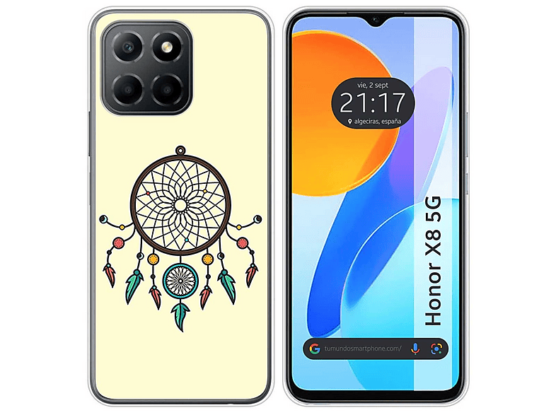 Funda móvil - TUMUNDOSMARTPHONE Huawei Honor X8 5G, Compatible con ...