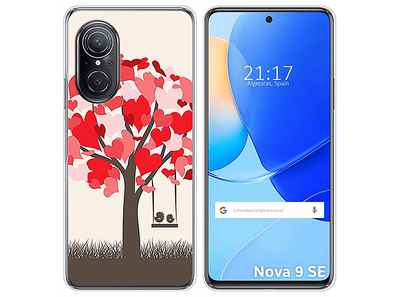 Funda móvil - TUMUNDOSMARTPHONE Huawei Nova 9 SE, Compatible con Huawei ...