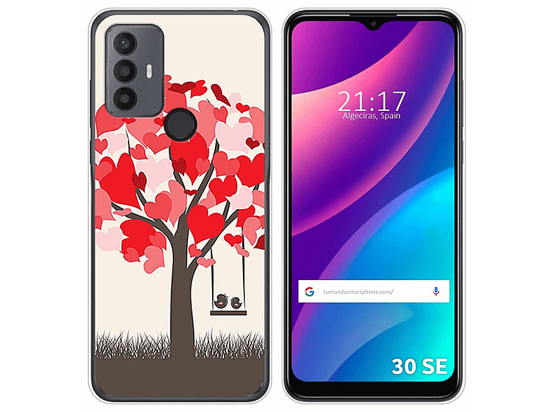 Funda móvil | TUMUNDOSMARTPHONE TCL 30 SE / 30E / 306, Compatible con ...