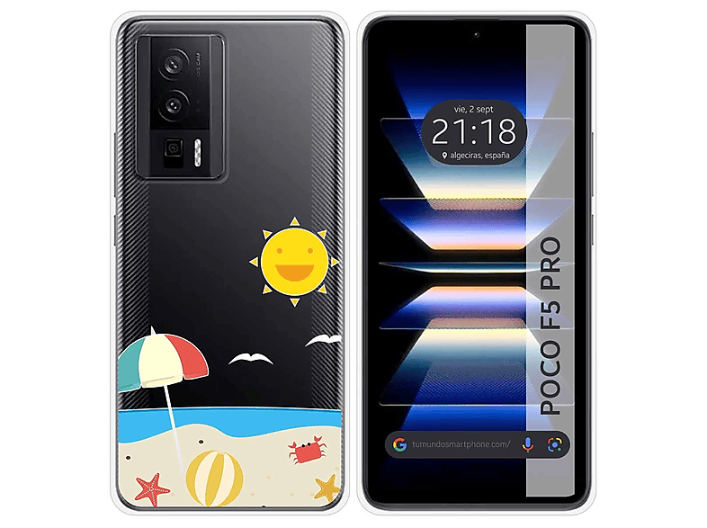 Funda móvil | TUMUNDOSMARTPHONE Xiaomi POCO F5 PRO 5G, Compatible con ...