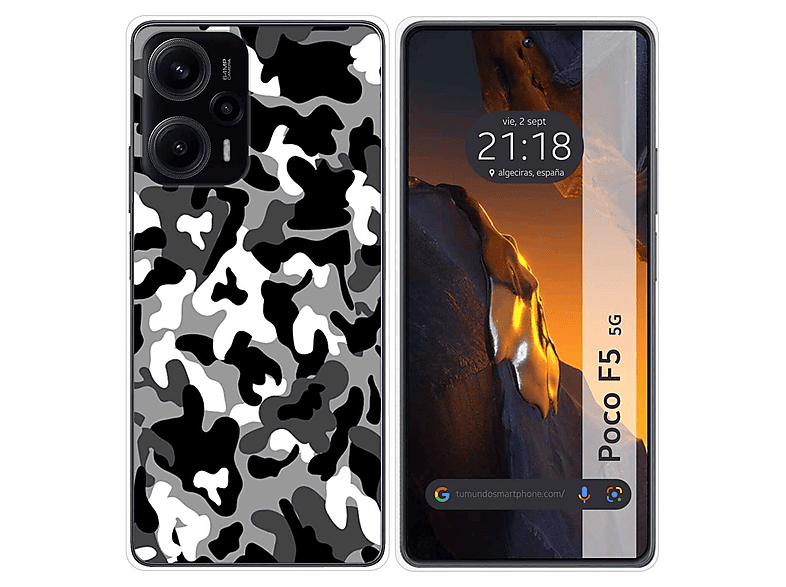 Funda móvil | TUMUNDOSMARTPHONE Xiaomi Poco F5 5G, Compatible con ...