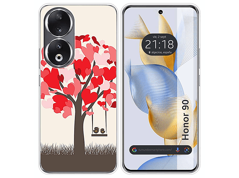 Funda móvil | TUMUNDOSMARTPHONE Huawei Honor 90 5G, Compatible con ...