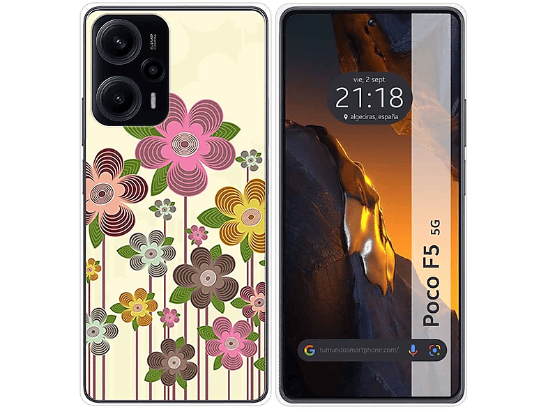 Funda móvil - TUMUNDOSMARTPHONE Xiaomi Poco F5 5G, Compatible con ...