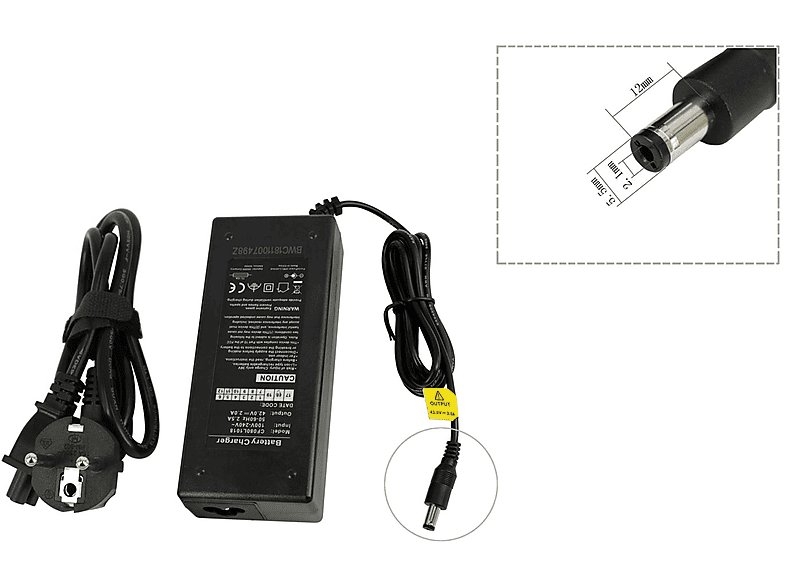 POWERSMART für Elektrofahrrad Pedelec E-Bike-Akku Ladegerät Universal ... POWERSMART für Elektrofahrrad Pedelec E-Bike-Akku Ladegerät Universal ...