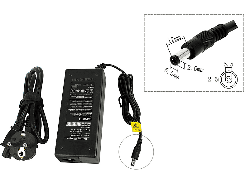 POWERSMART 2A Netzteil für E-Scooter SoFlow SO1, SO3, SO3 GEN 2, SO3 ... POWERSMART 2A Netzteil für E-Scooter SoFlow SO1, SO3, SO3 GEN 2, SO3 ...