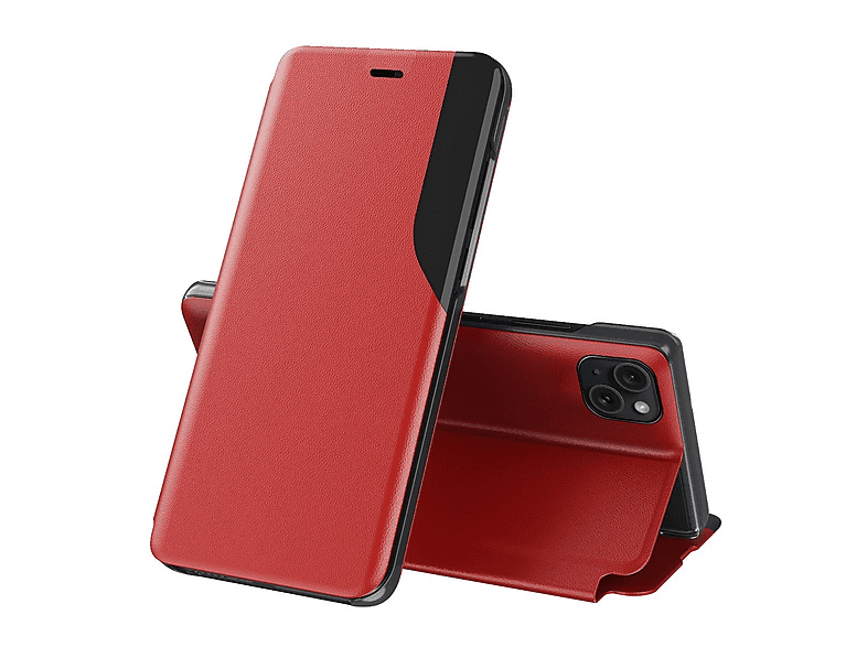 KÖNIG DESIGN Book Case, Bookcover, Apple, iPhone 15, Rot | SATURN